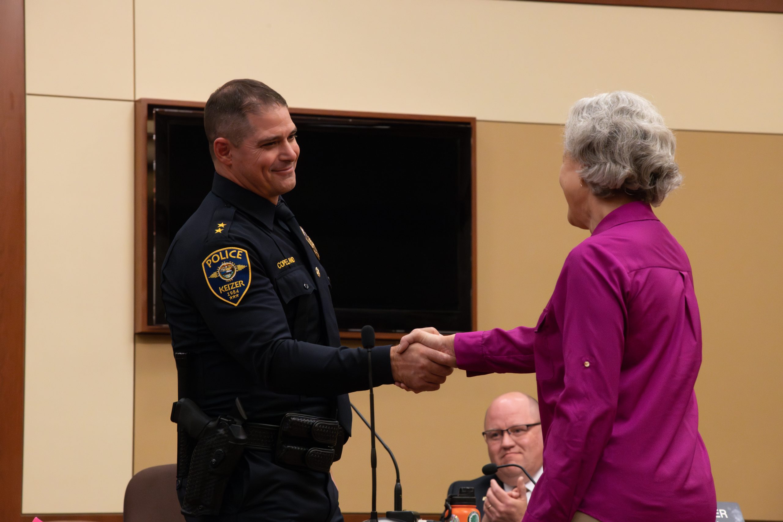 PHOTOS: Copeland sworn in as Chief of Police - Keizertimes