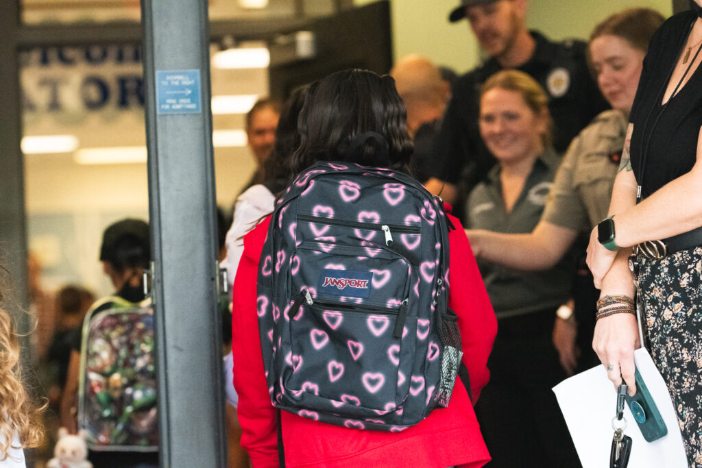 Gubser students walk the red carpet on the first day of school ...
