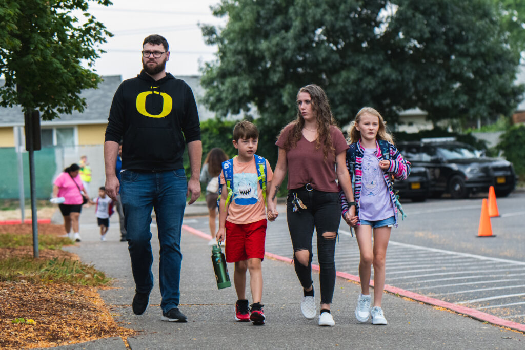 Gubser students walk the red carpet on the first day of school ...
