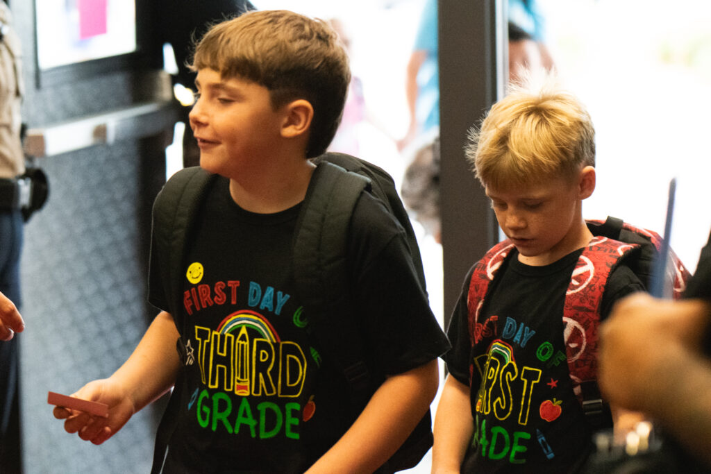 Gubser students walk the red carpet on the first day of school ...