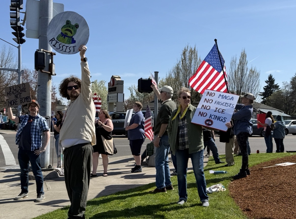 Photos: Keizer residents turn out for No Kings rally - Keizertimes